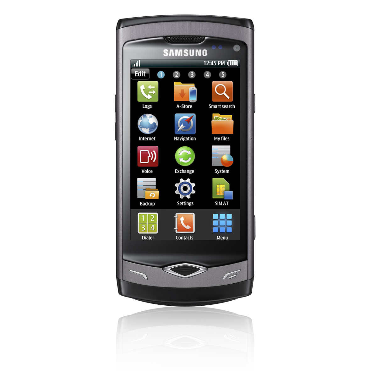 Samsung presenteert smartphone met wifi-n en bluetooth 3.0 - Tweakers