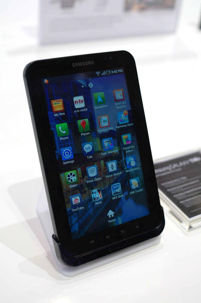 Samsung Galaxy Tab - Hands-on - Tweakers