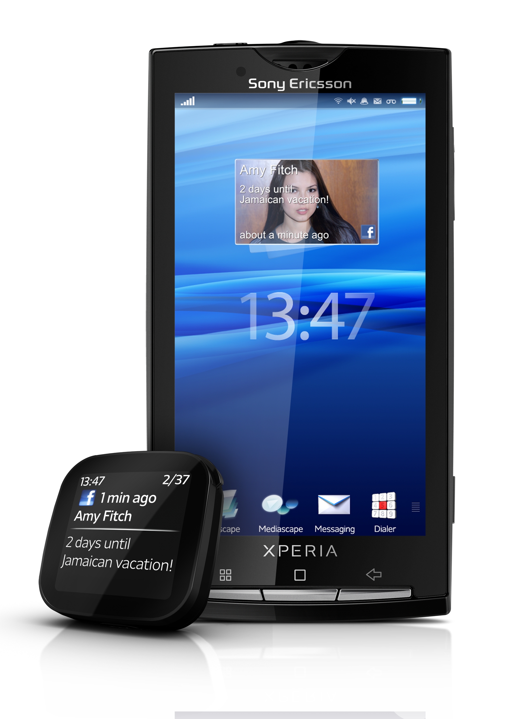 Bluetooth-accessoire toont updates Android-apps op klein display - Tweakers