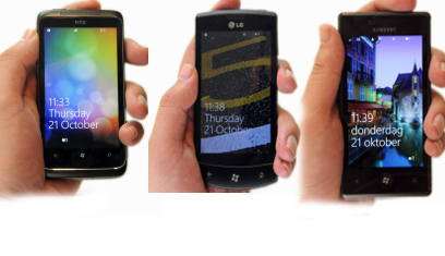 HTC 7 Trophy, Samsung Omnia 7 en LG Optimus 7 - Review - Tweakers