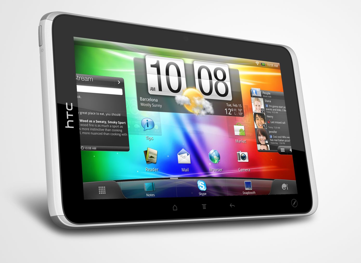MWC: HTC kondigt eerste tablet Flyer aan - Tweakers