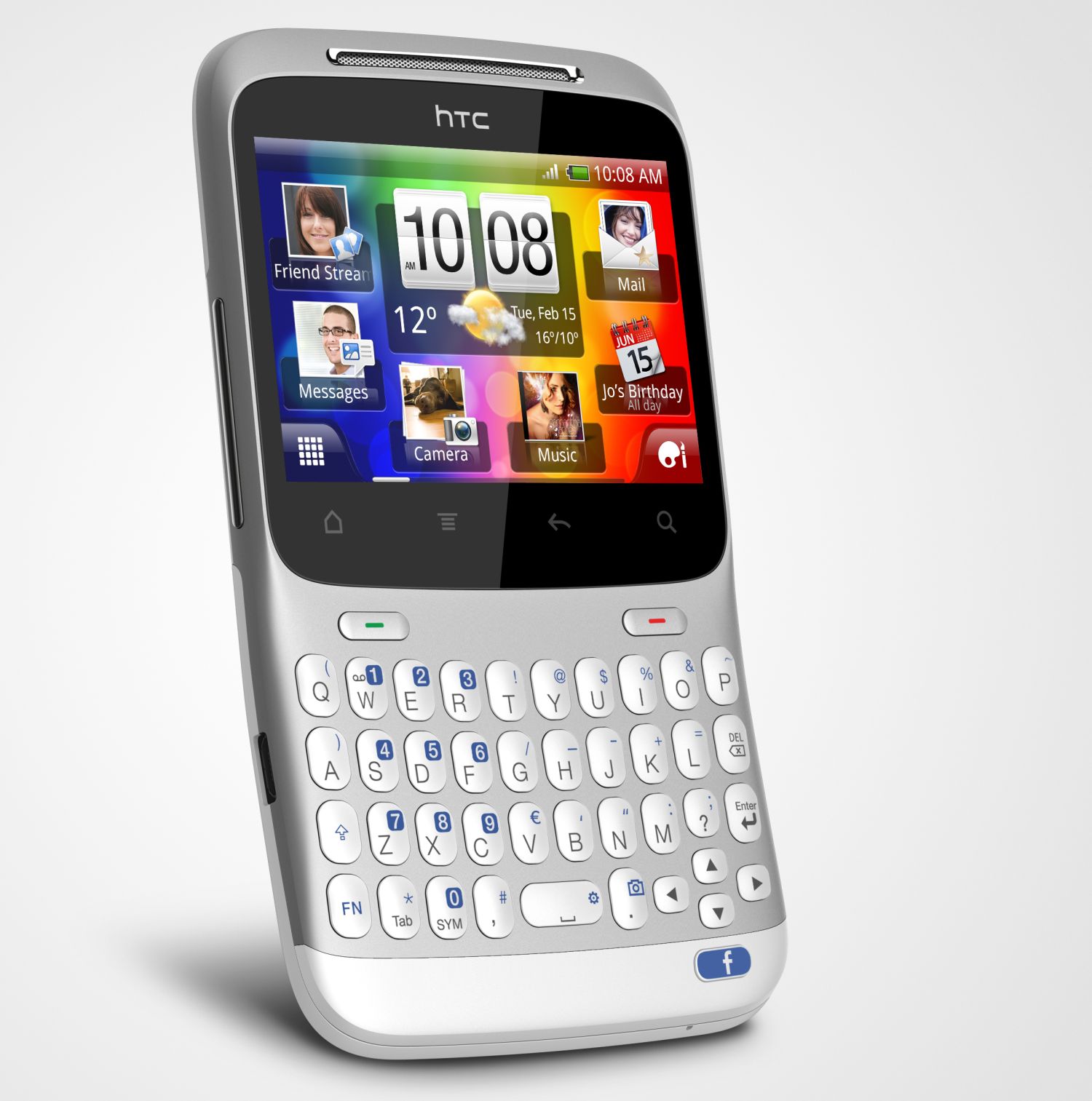 HTC brengt eerste Facebook-telefoon ChaCha uit - Tweakers
