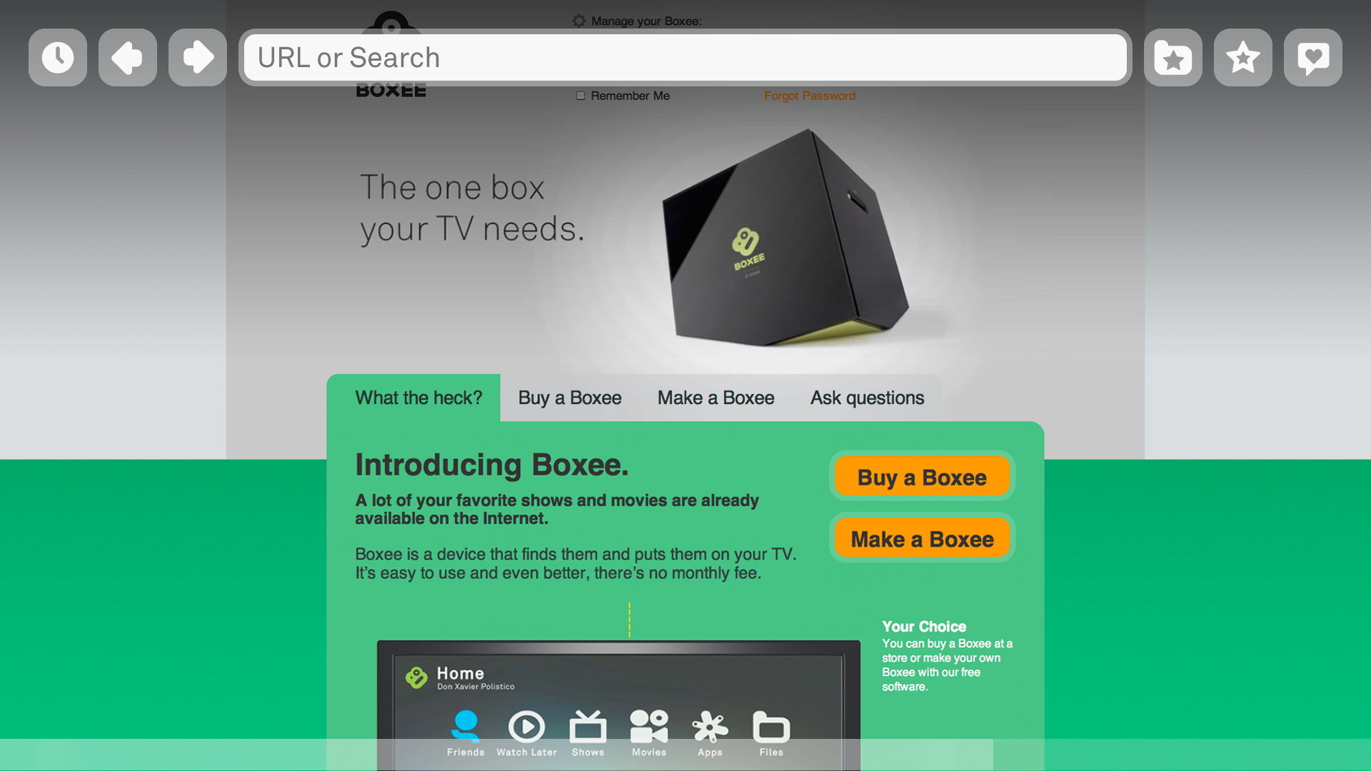 Boxee Box krijgt Nederlandstalige interface en snellere browser - Tweakers
