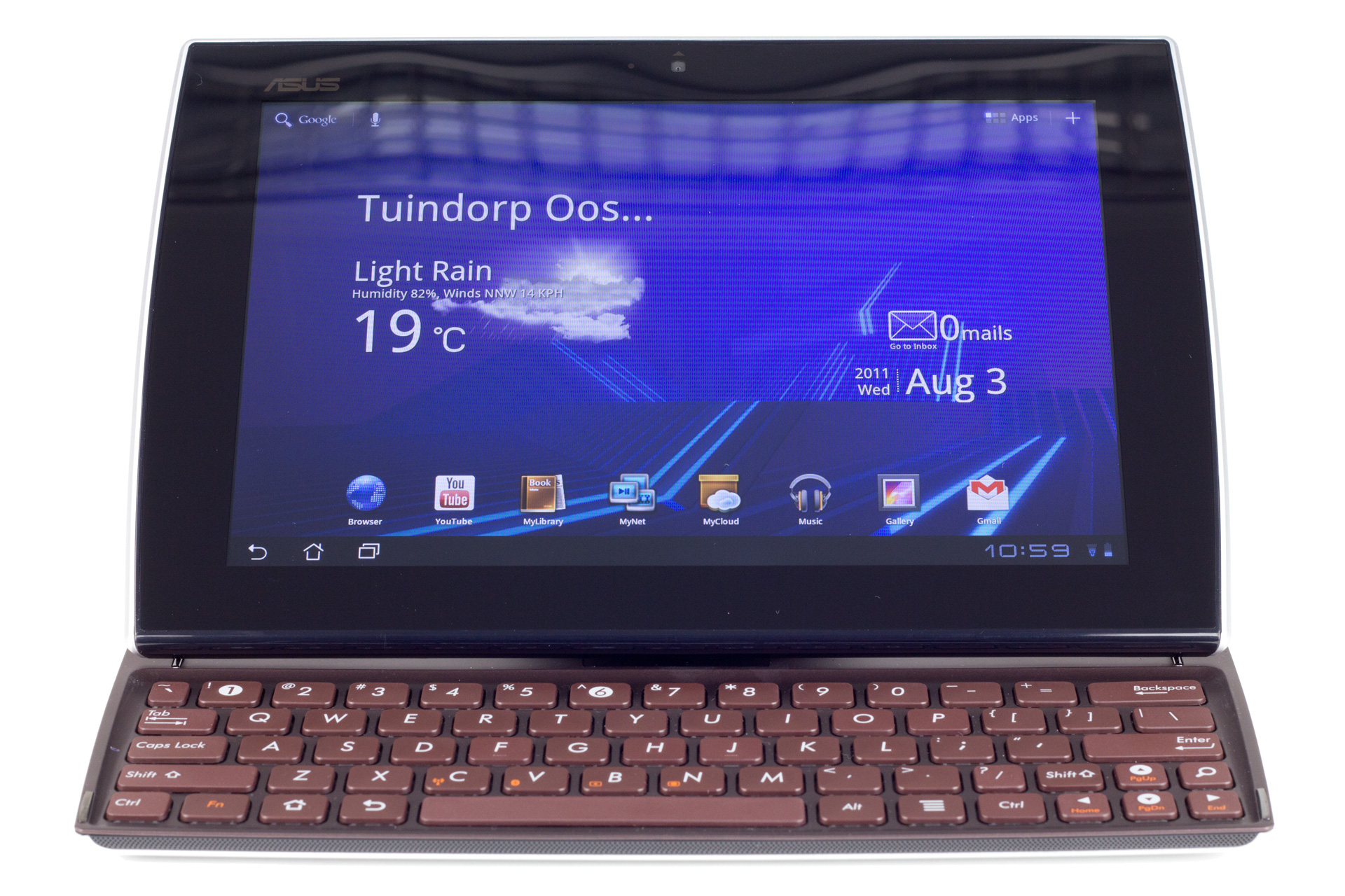 Asus Eee Pad Slider: zwaar op de hand - Gallery en specificaties ...