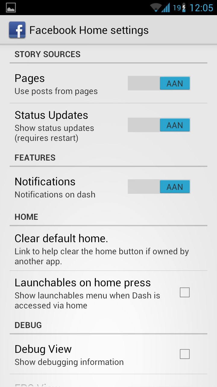 Testversie Facebook Home verschijnt online - Tweakers