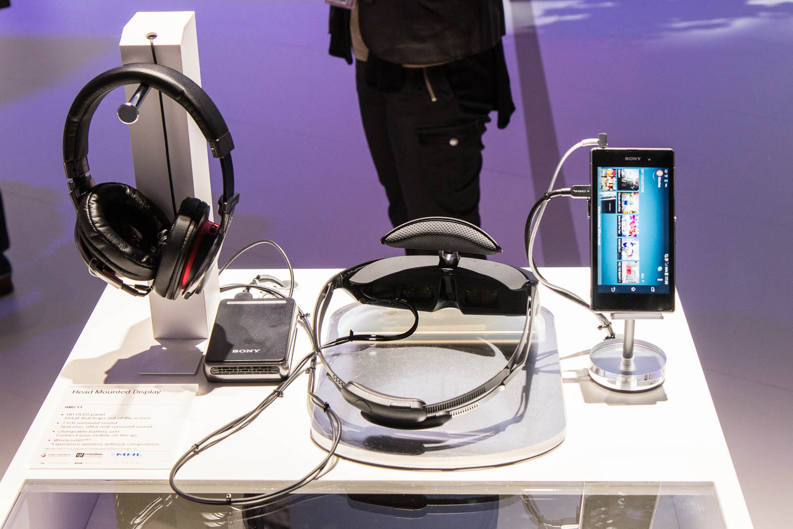 Sony demonstreert nieuwe 'draadloze' head mounted display - Tweakers