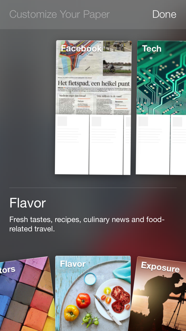 Preview: Paper, nieuwe Facebook-app voor iPhones - Tweakers