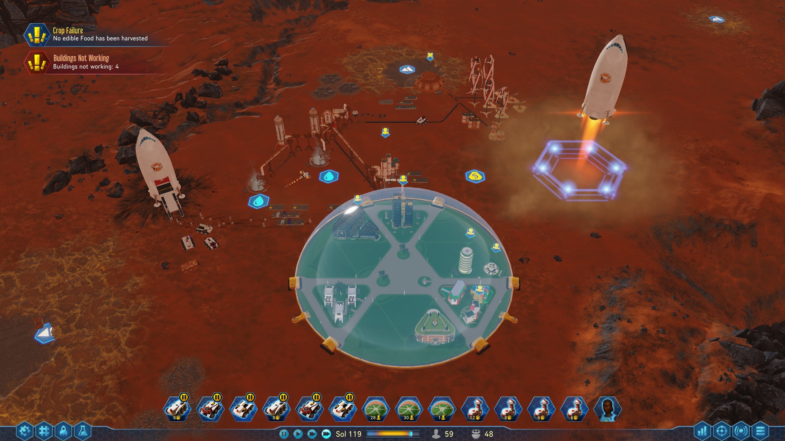 Surviving Mars Review - Beton, stroom, water en zuurstof - Tweakers