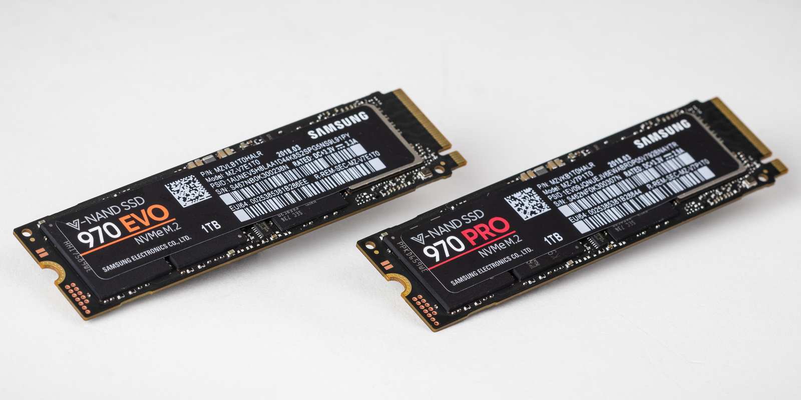 Samsung 970 Evo en Pro Review - Tweakers