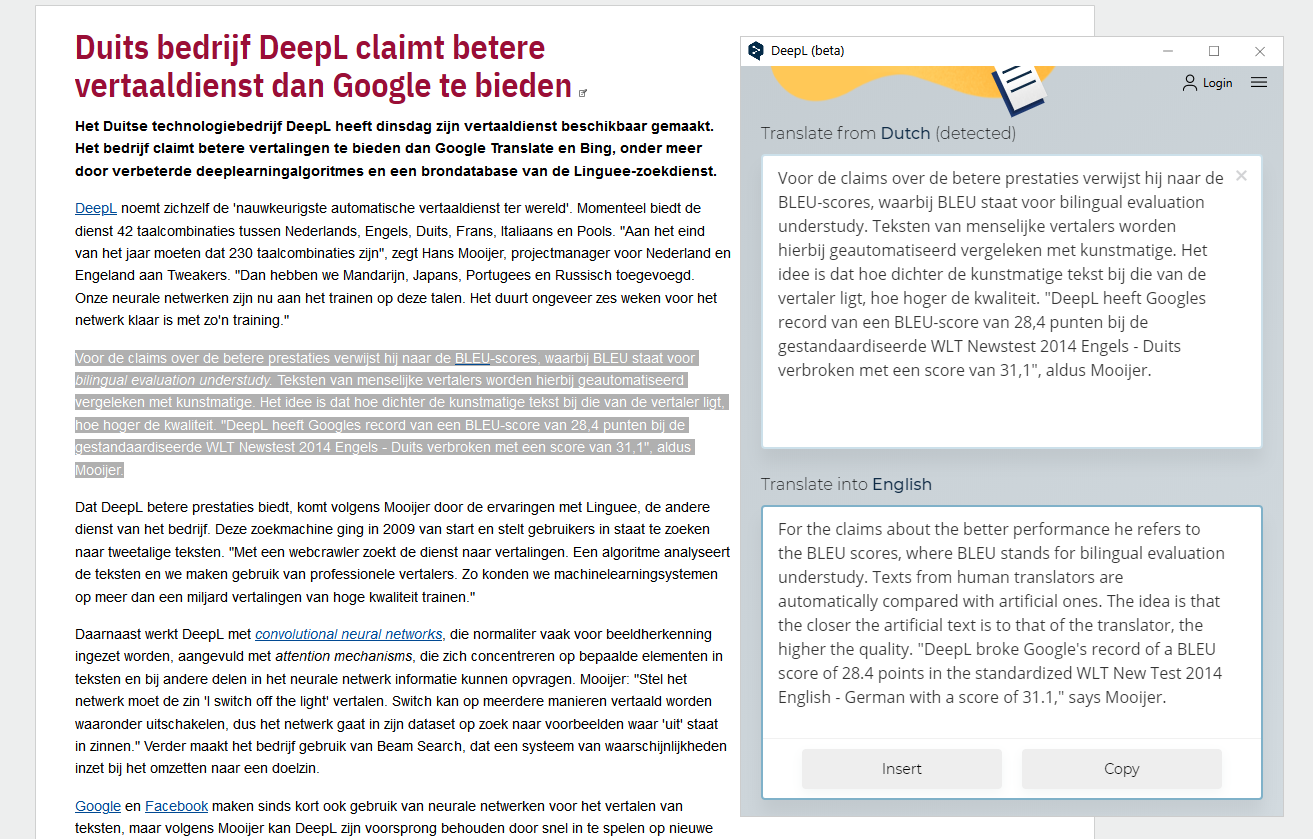 Vertaaldienst DeepL brengt apps uit voor Windows en macOS - Computer ...