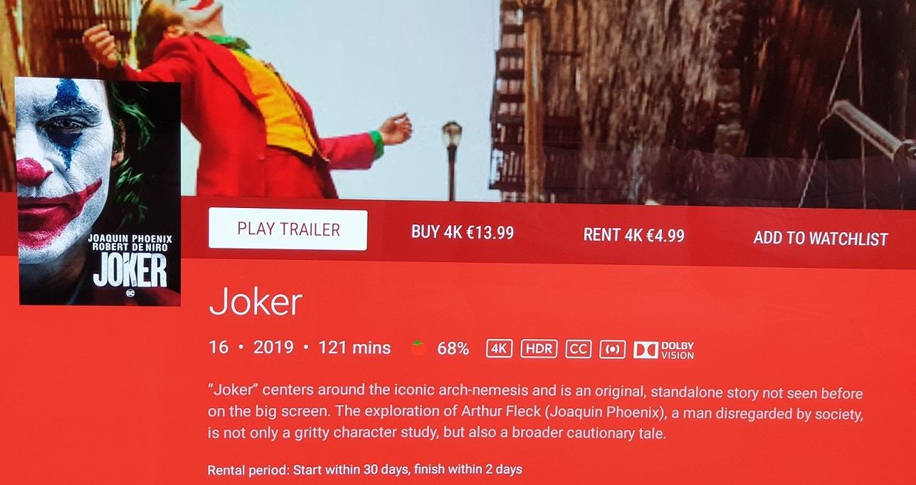 Google Play Movies-catalogus toont eerste film met Dolby Vision - Tweakers