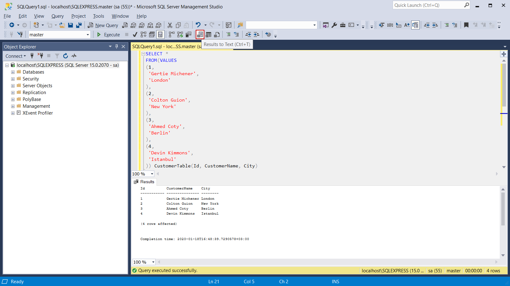 Software update SQL Server Management Studio 18 11 1 Computer