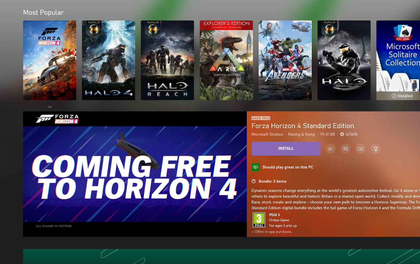 Xbox app for Windows named performance predictions for PC games - PC - News
