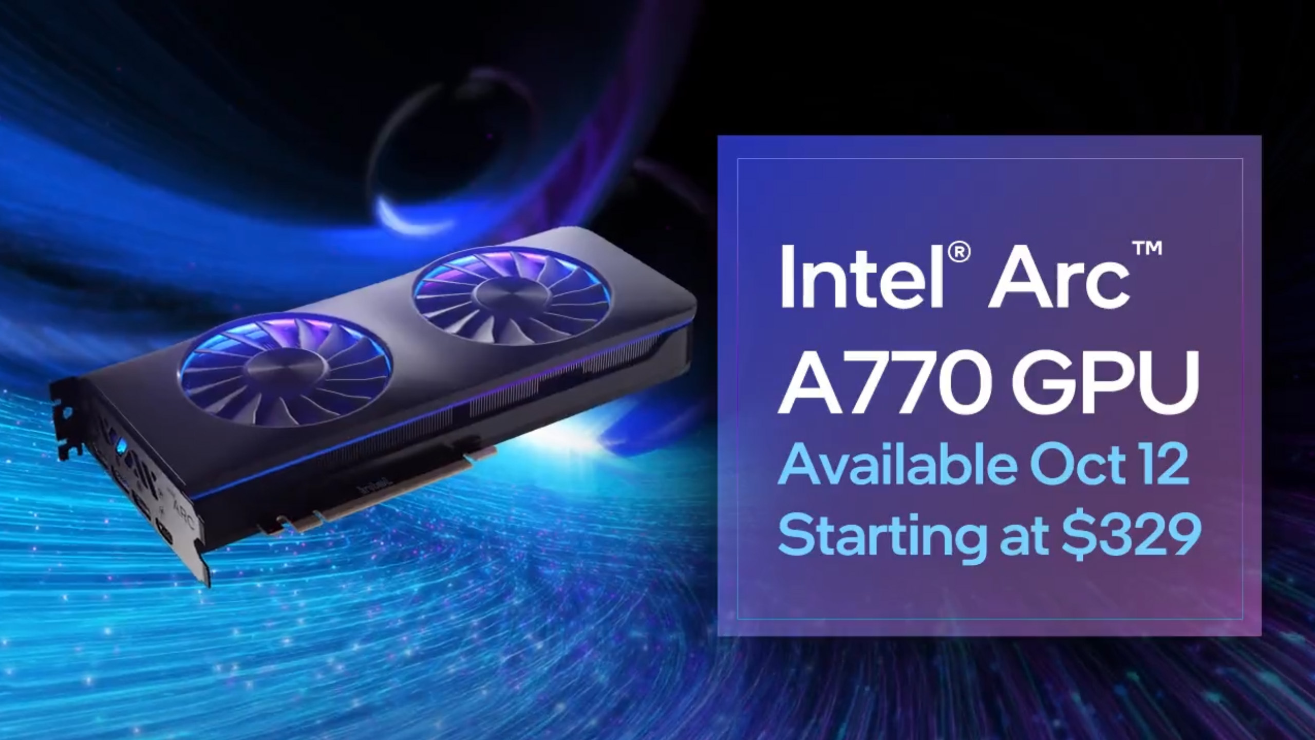 Intel brengt Arc A770-desktopvideokaart in oktober uit vanaf 329 dollar - Computer - Nieuws ...