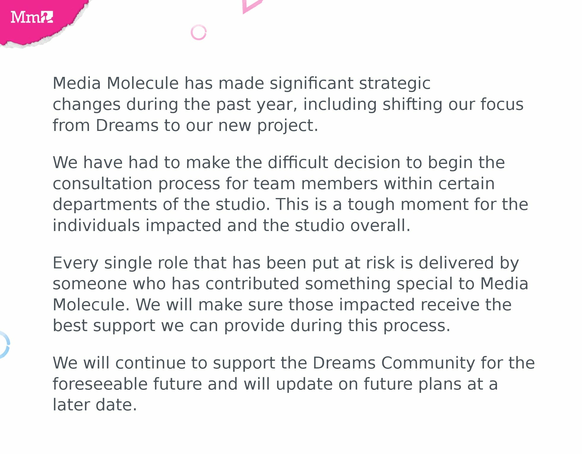 LittleBigPlanet- en Dreams-maker Media Molecule ontslaat deel personeel ...