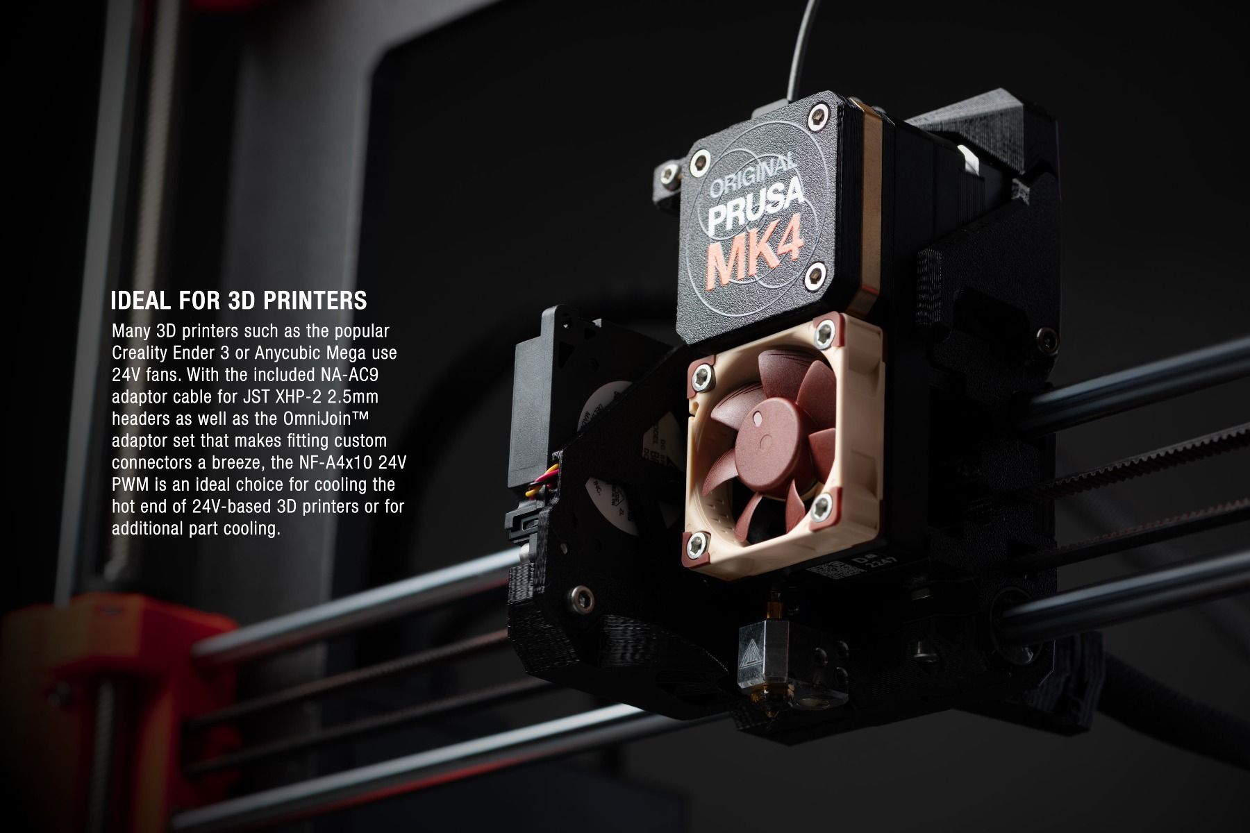 Noctua introduceert 24V-variant van NF-A4x10-fan voor 3d-printers ...