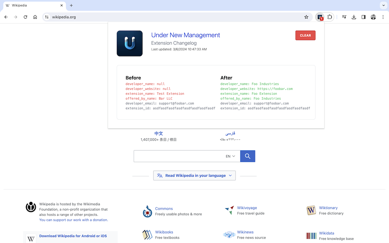 Google-developer publiceert tool die meldt als Chrome-extensie overgenomen wordt - Tweakers