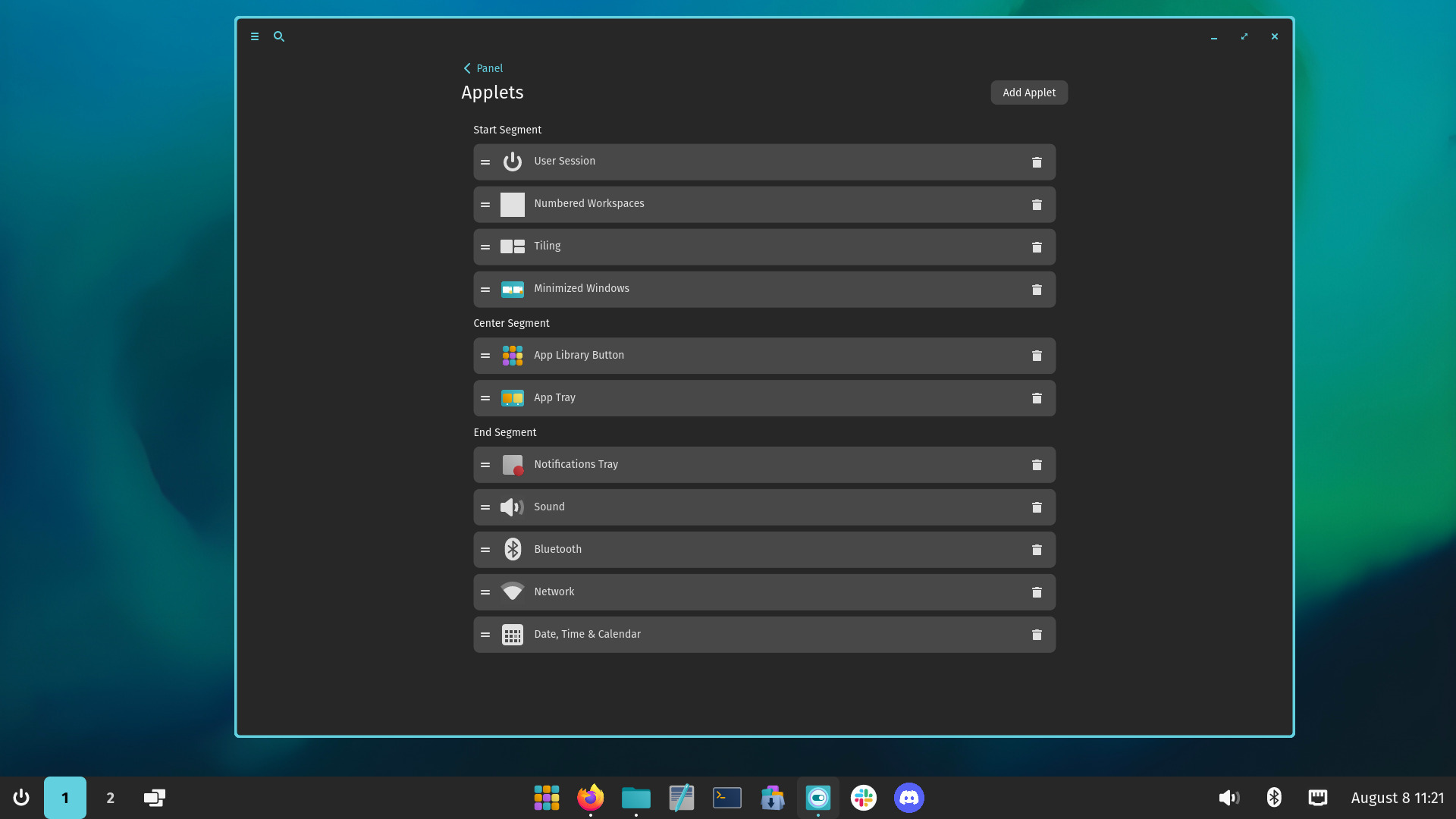 Linux-DE Cosmic Preview - De interface van Cosmic: gebruiksvriendelijk ...