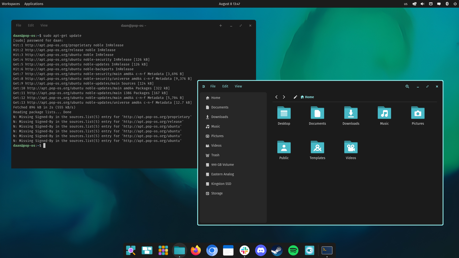 Linux-DE Cosmic Preview - De interface van Cosmic: gebruiksvriendelijk ...