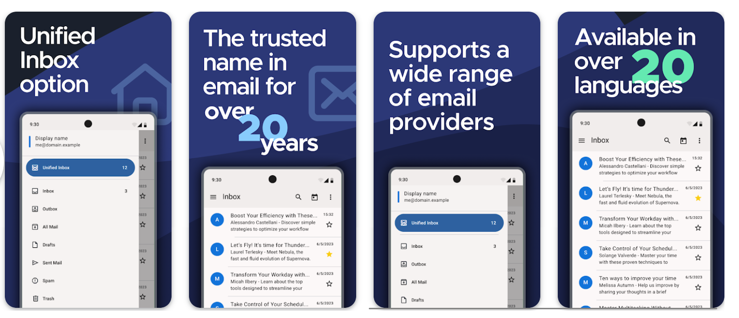 Mozilla Thunderbird voor Android komt eind deze maand uit - Tweakers