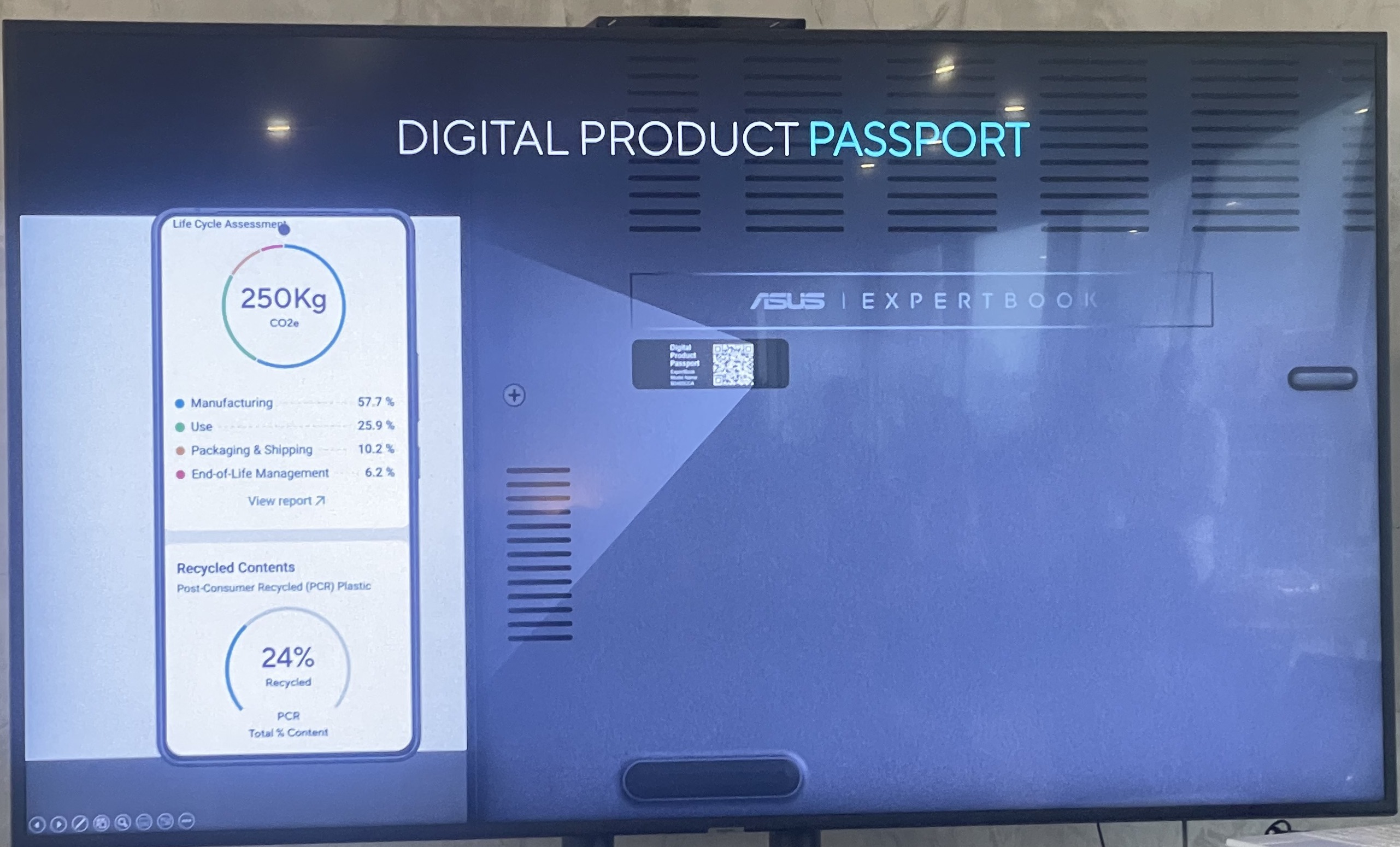 ASUS toont Digital Product Passport met CO2e-uitstoot van laptop ...