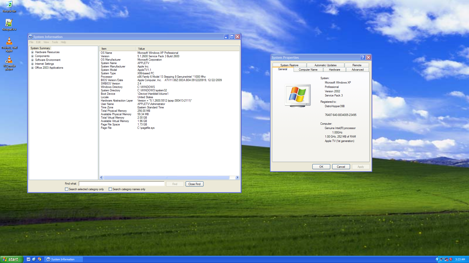 Hacker krijgt Windows XP werkend op Apple TV van eerste generatie ...