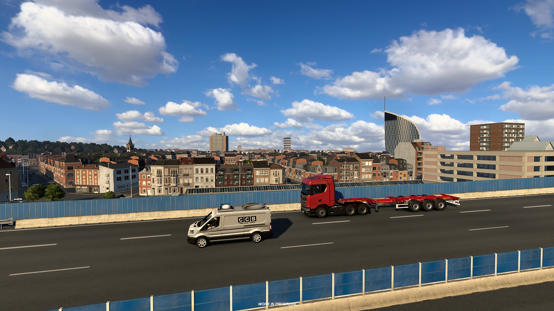 Benelux-update Euro Truck Simulator 2 voegt Antwerpen en Eindhoven toe aan game - Tweakers
