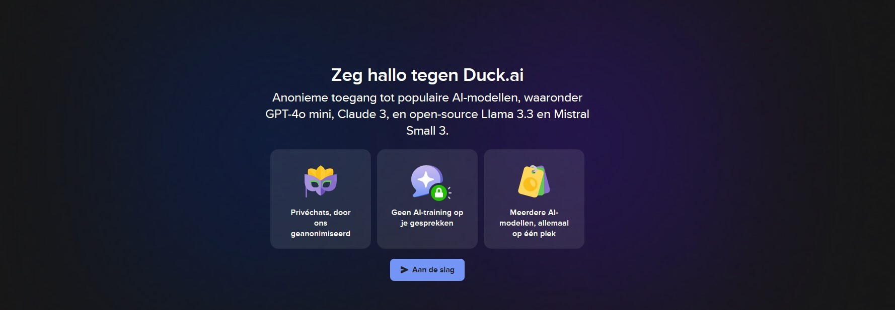 DuckDuckGo haalt AI-functie uit bèta, gratis en zonder account ...