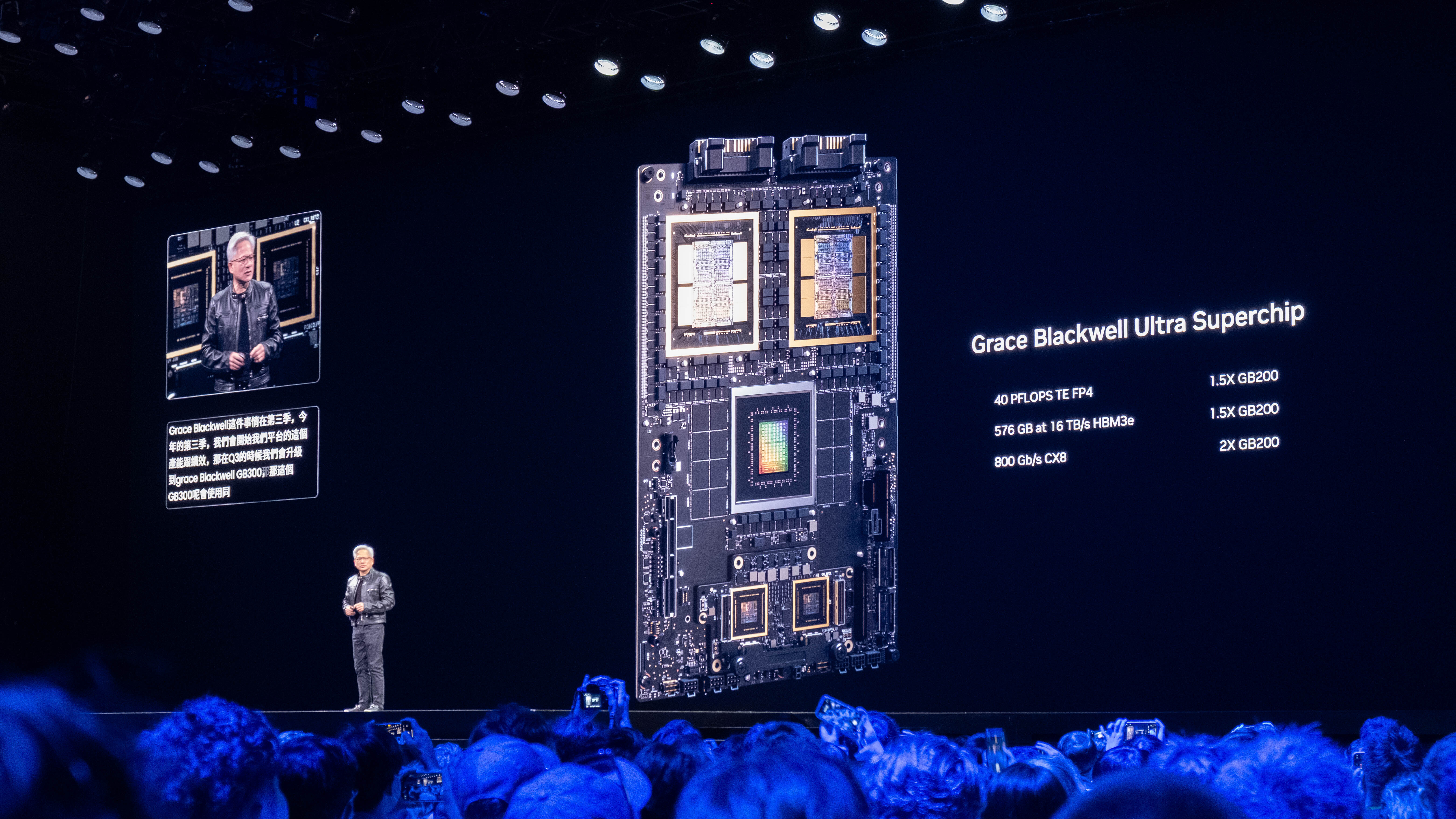 Nvidia Blackwell Ultra GB300 met 288GB vram verschijnt in derde ...