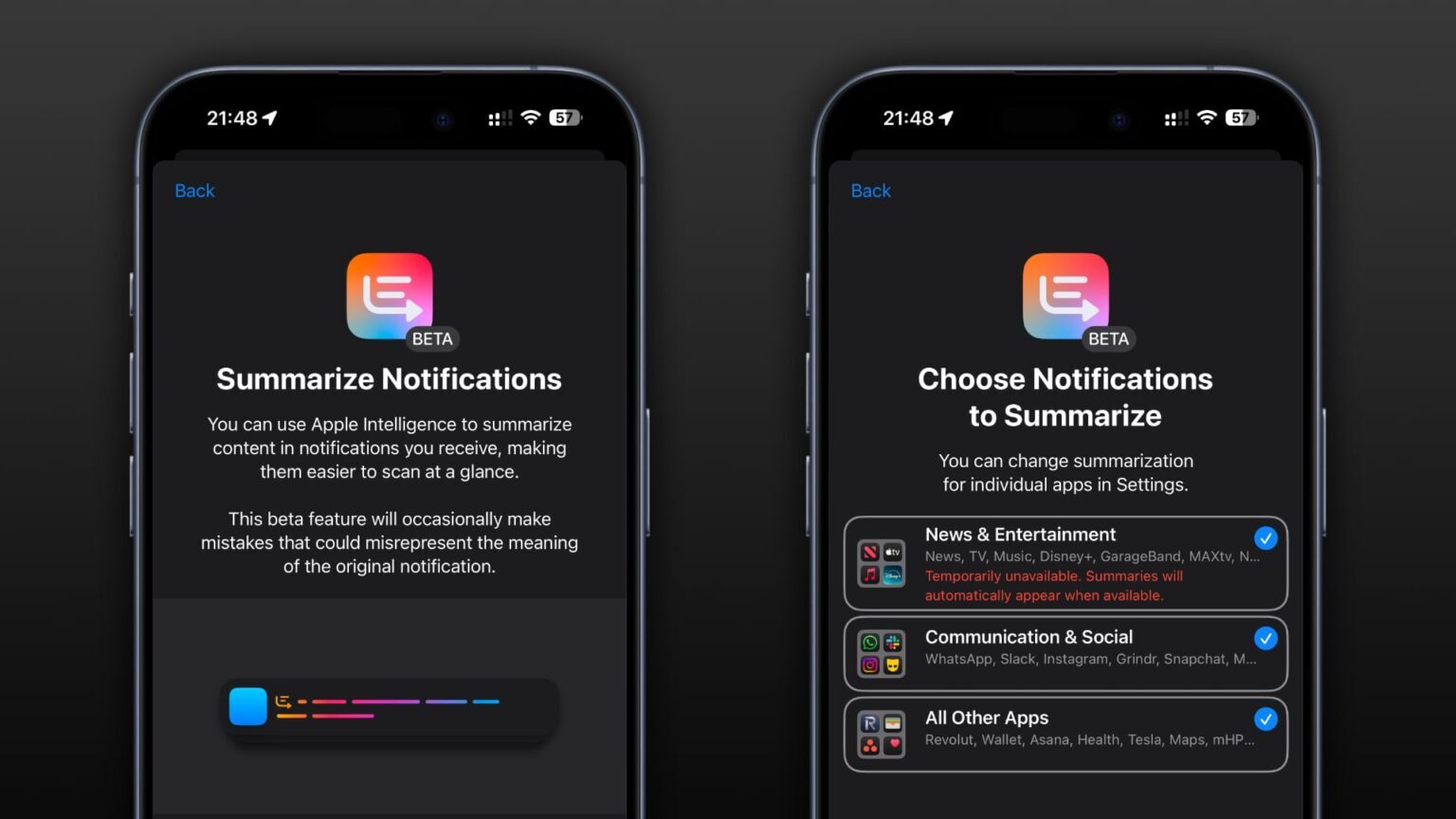 Apple maakt menu's weer transparanter in vierde bèta iOS 26 - Tweakers