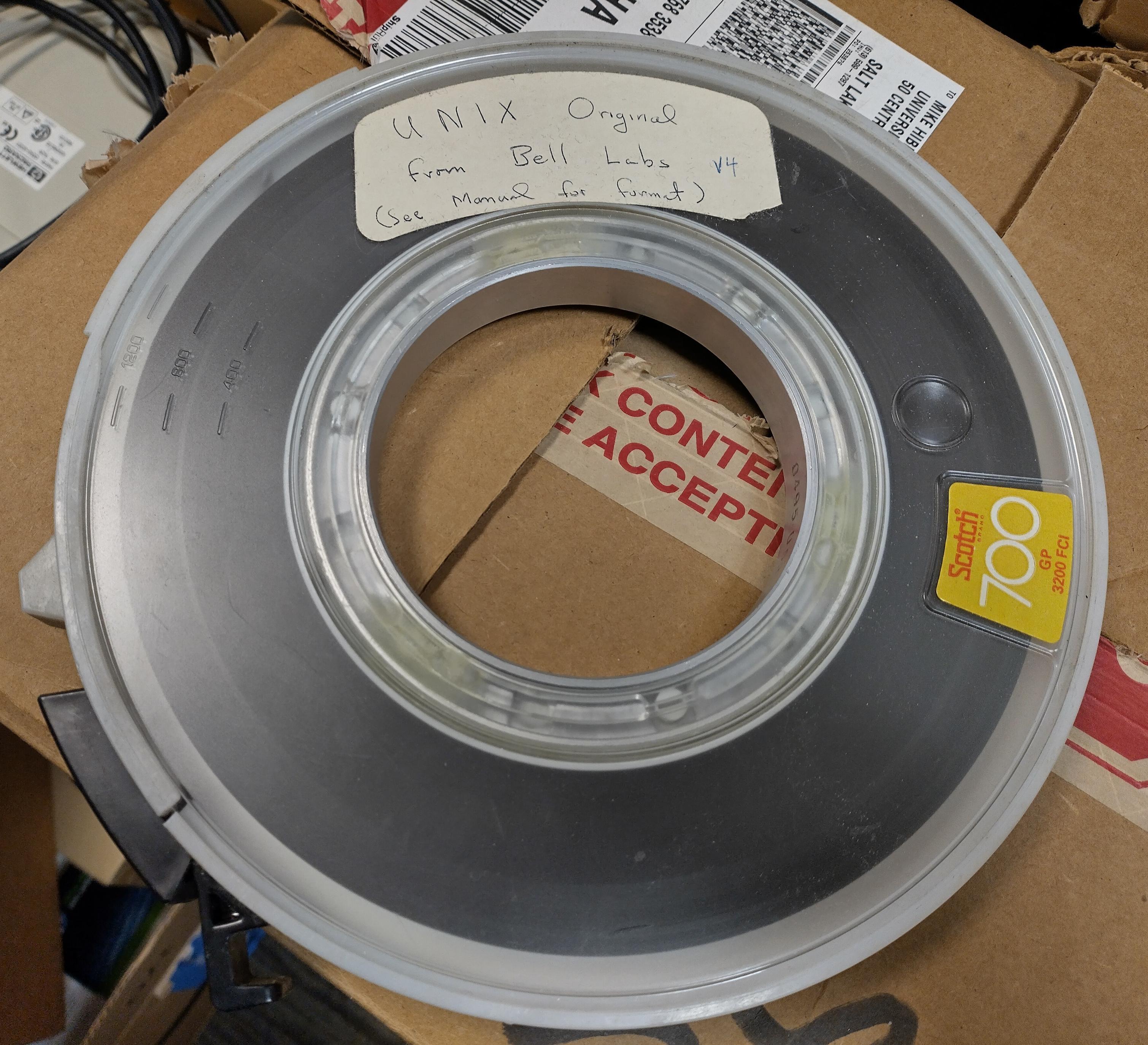 52 jaar oude Bell Labs-tape gevonden met mogelijk eerste Unix-versie ...