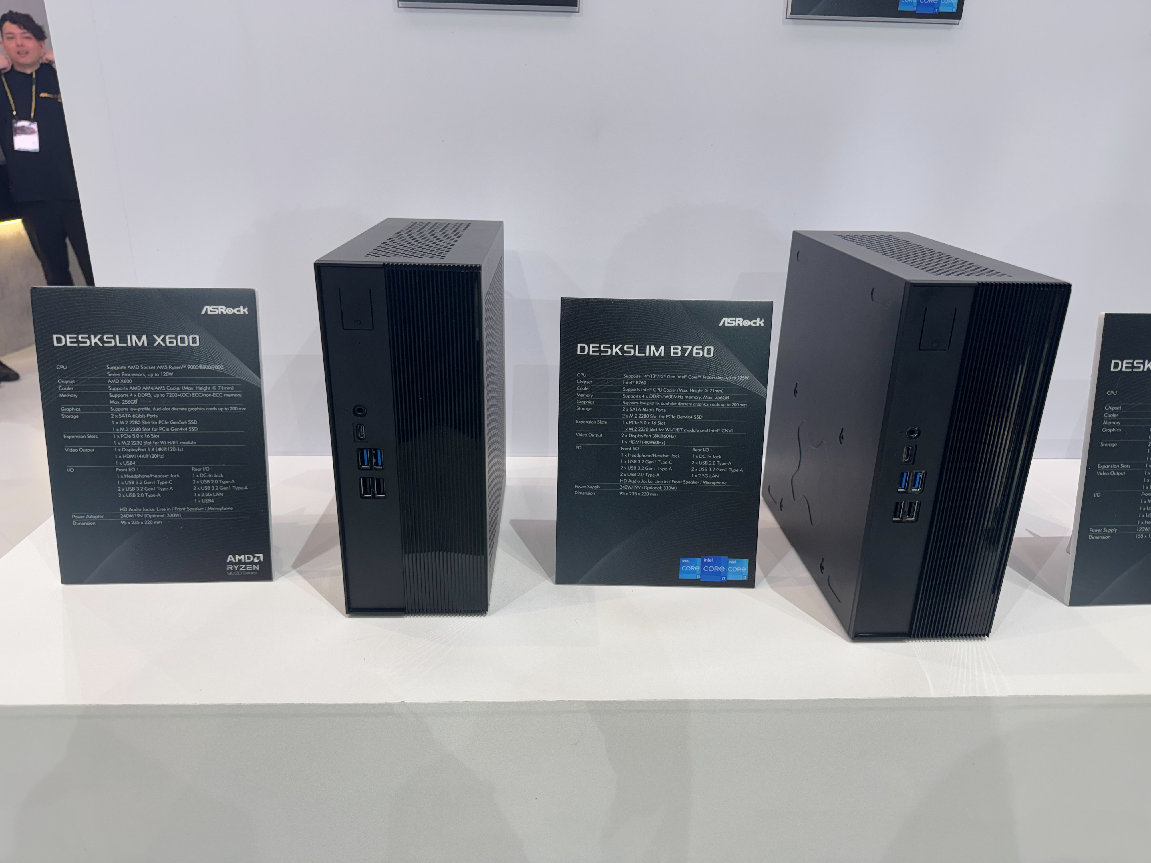 ASRock toont mini-pc met 128GB ram en drie barebones - Tweakers