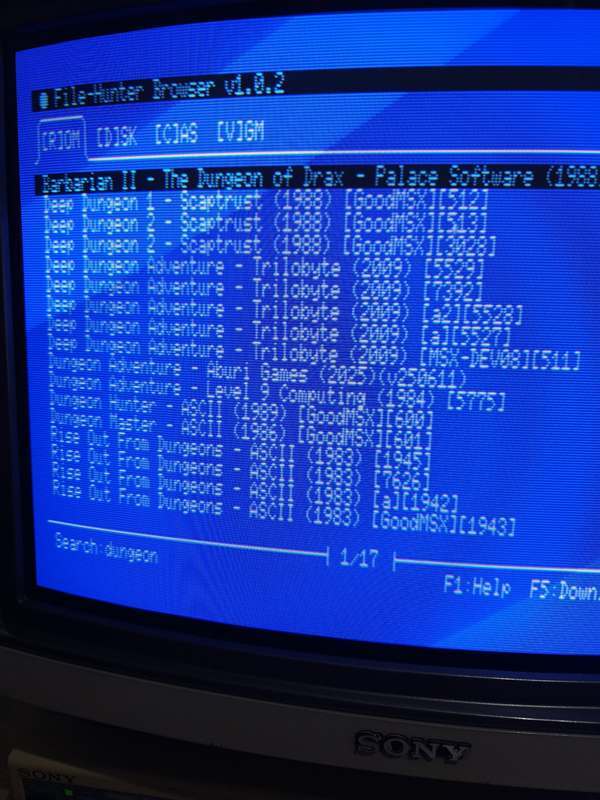 Original mini-adventure game “DUNGEON ADVENTURE” | MSX Resource Center (Page 1/3)