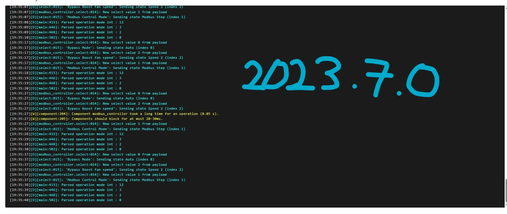 Component took a long time for an operation · Issue #4741 · esphome/issues · GitHub