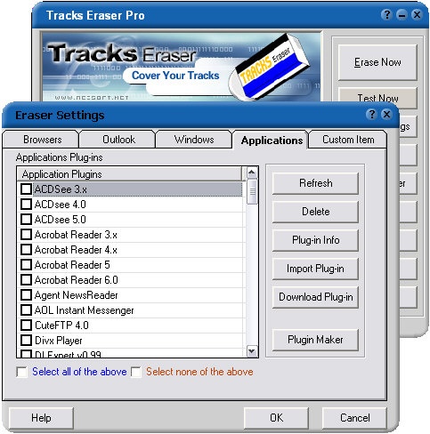 Tracks Eraser Pro - Kenmerken - Tweakers