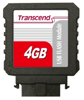 Transcend USB Flash Module Horizontal 4GB Zwart kopen? - Prijzen - Tweakers