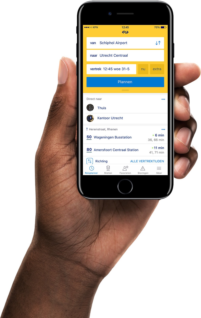 Update maakt NS-app concurrent voor 9292 - Tweakers