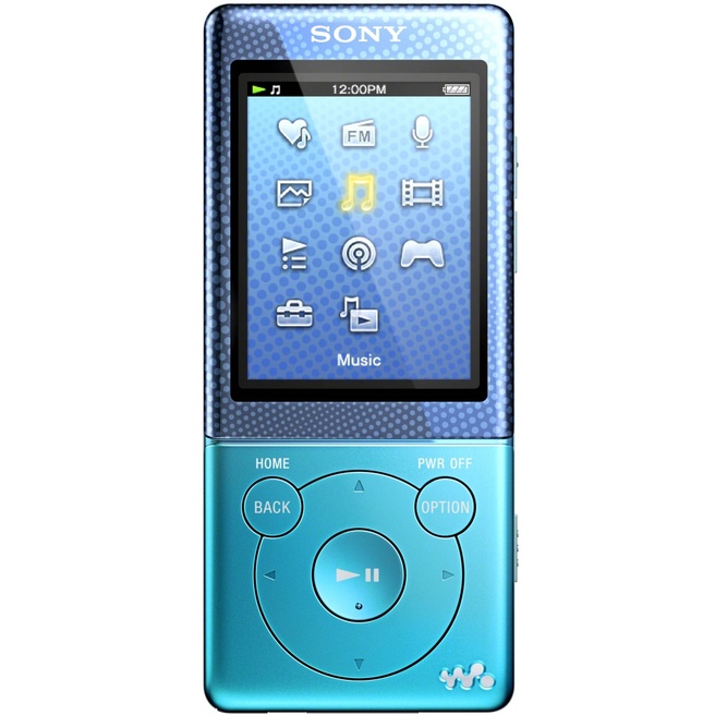 Sony NWZ-E474 8GB Blauw - Kenmerken - Tweakers