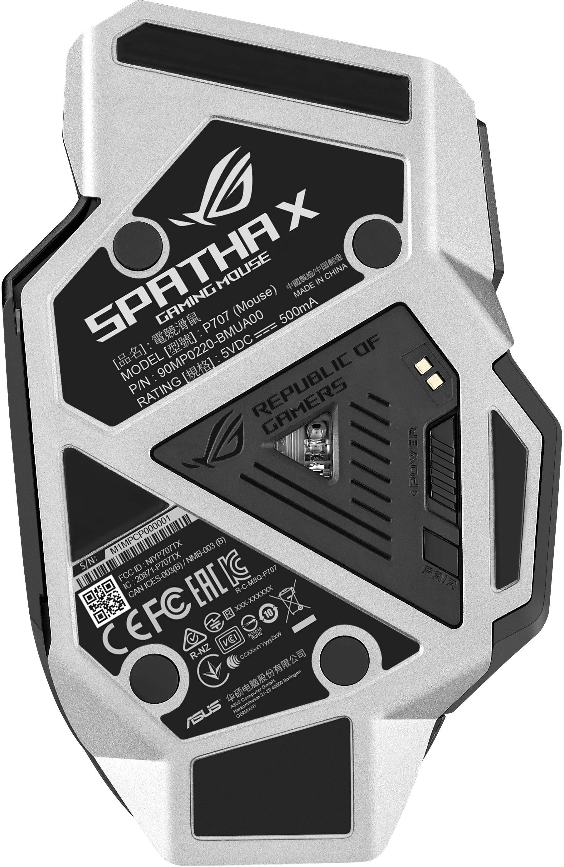 Specificaties van ASUS ROG Spatha X - Tweakers