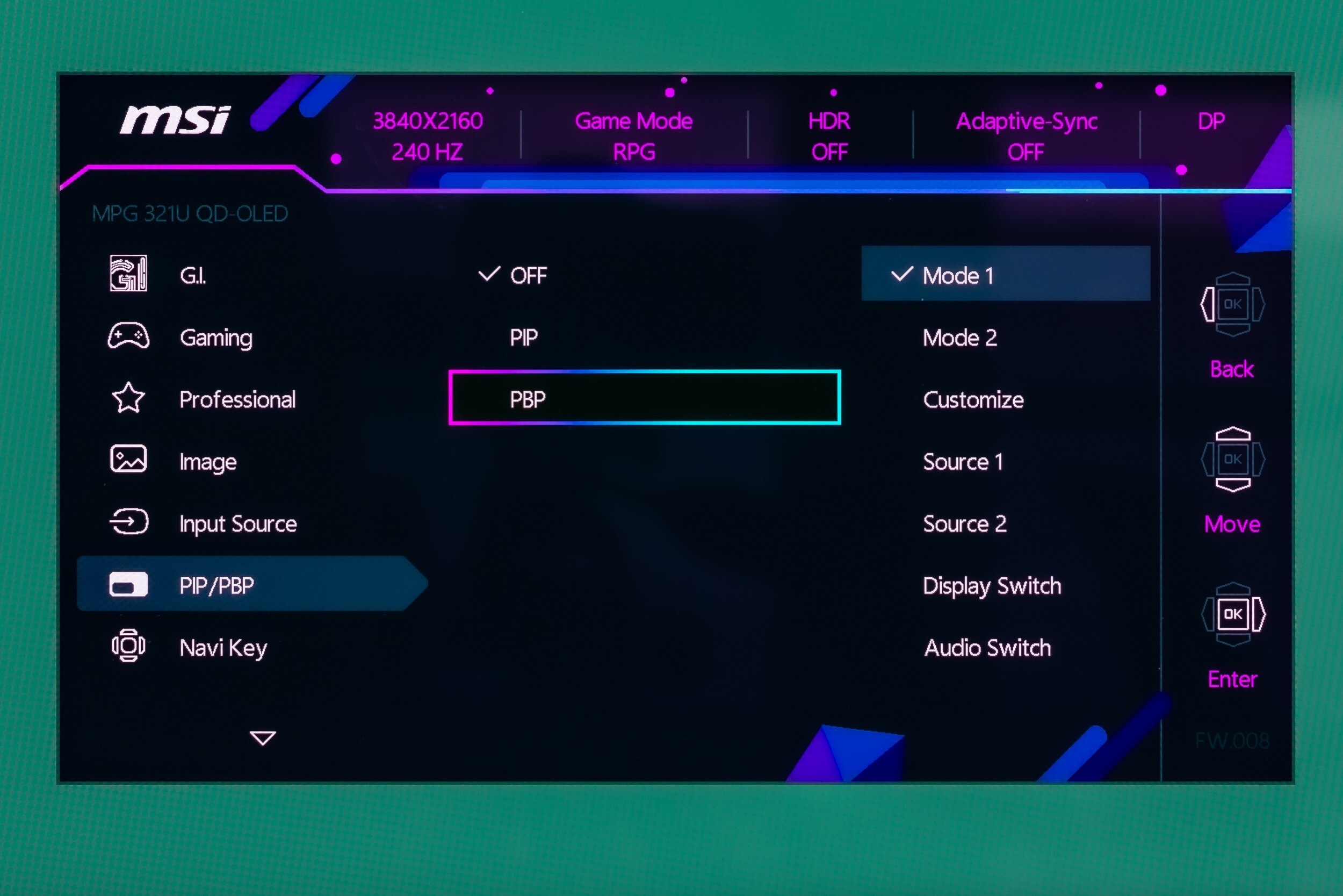 Gamingmonitors met 4k-QD-oled - MSI MPG321URX - Tweakers