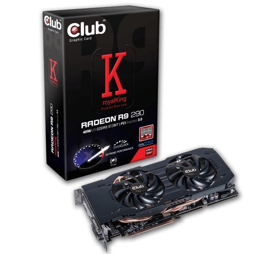 Specificaties van Club 3D Radeon R9 290 royalKing - Tweakers