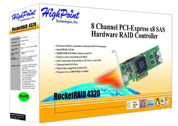 Highpoint RocketRAID RR4320 - Kenmerken - Tweakers