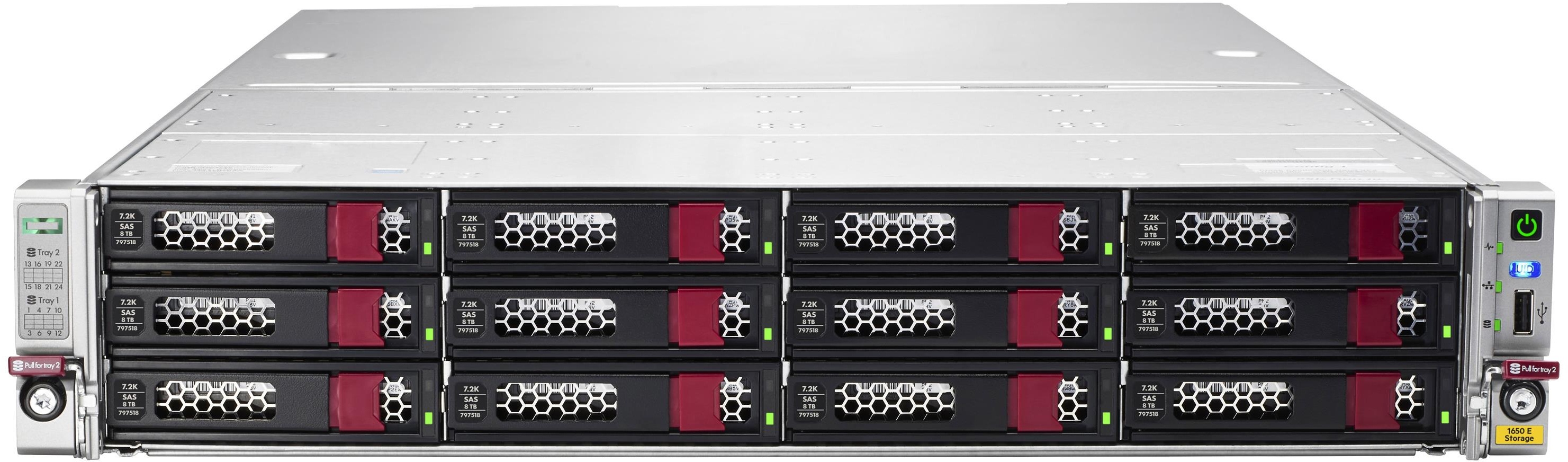 Specificaties van HPE StoreEasy 1650 Expanded SAS Storage, 32TB - Tweakers