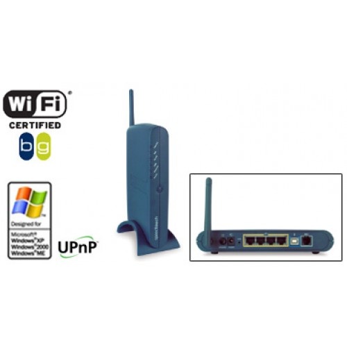 Specificaties van Alcatel SpeedTouch 580i (ADSL, 54 Mbps/4x100Mbps ...