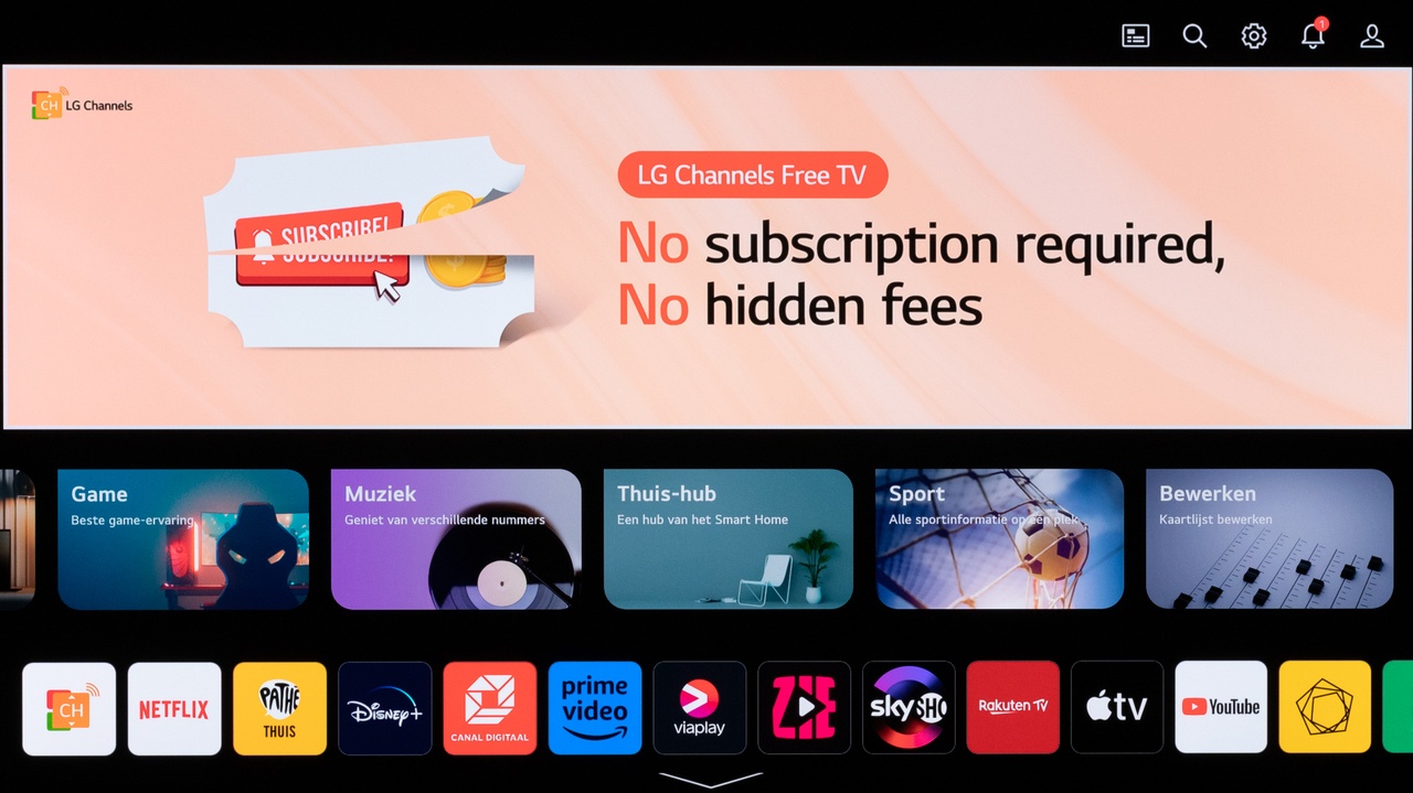 LG OLED evo C3-tv Review - Tweakers