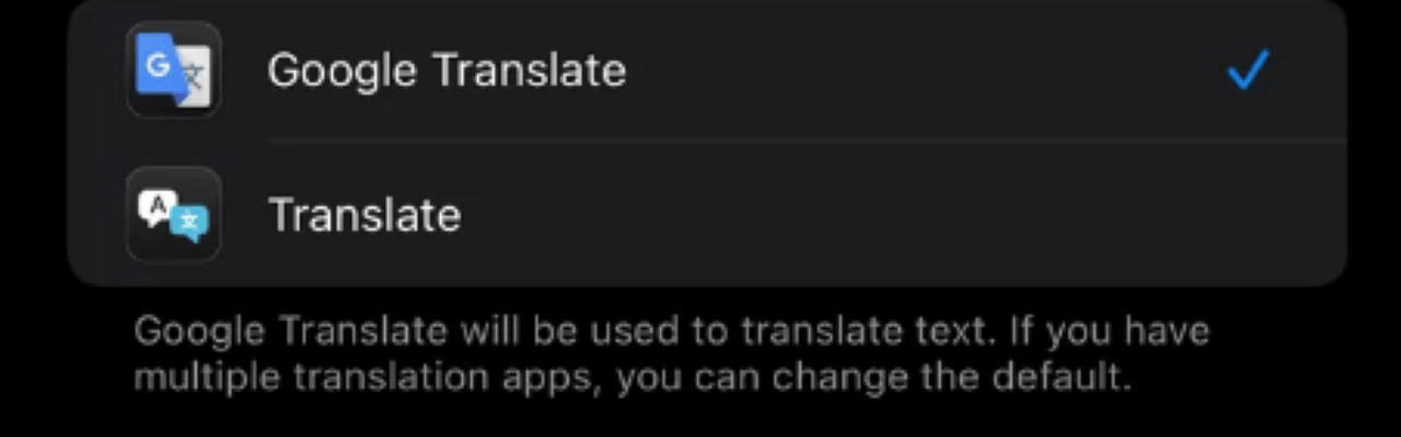 IOS-gebruikers kunnen Google Translate instellen als standaard ...
