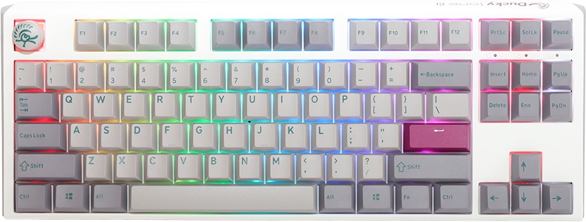 Ducky One 3 TKL, RGB, MX Silent Red, Qwerty US, Grijs: beste prijs ...