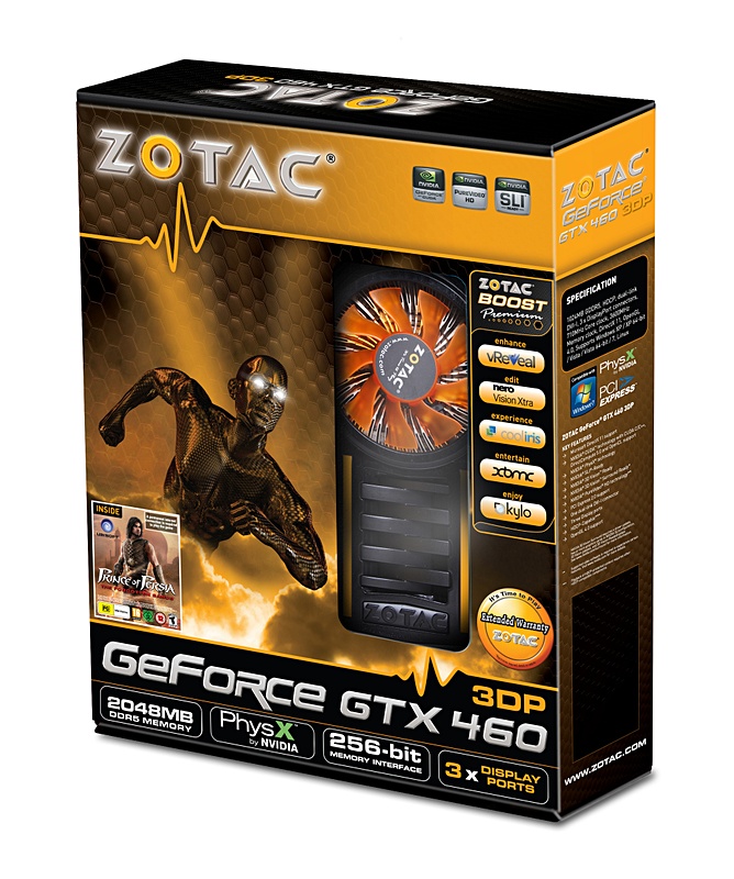 Zotac introduceert GTX 460 die vier schermen van beeld kan voorzien ...