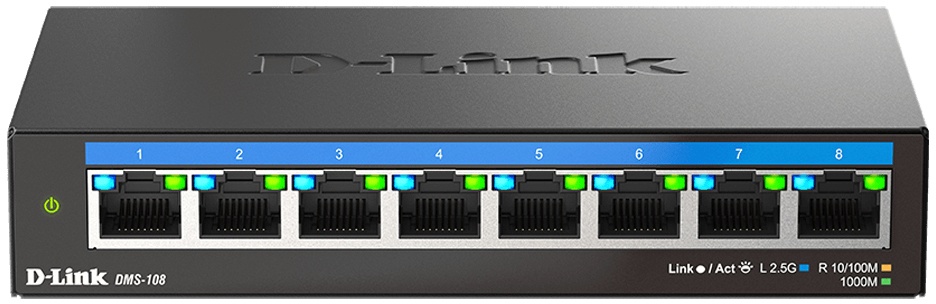D-Link 8-Port Multi-Gigabit Unmanaged Switch: beste prijs - Tweakers