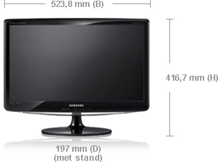 Specificaties van Samsung Syncmaster B2230HD Zwart - Tweakers